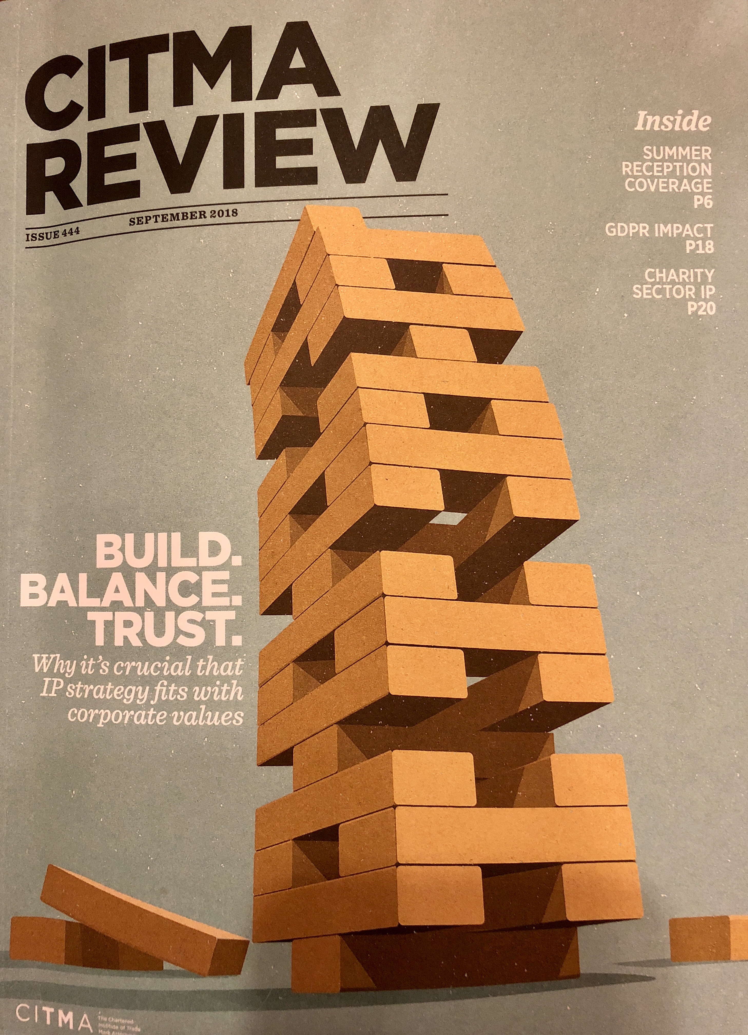 Tidman in the CITMA Review - Entirely Justified - Tidman Legal